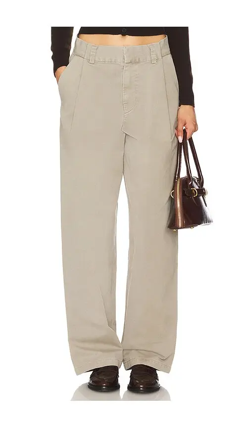 AGOLDE Deryn Pleated Twill Pants
