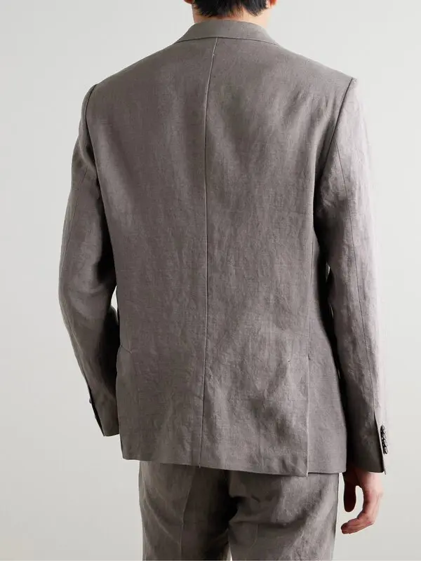 Mr P. Regular-fit Linen Suit Jacket