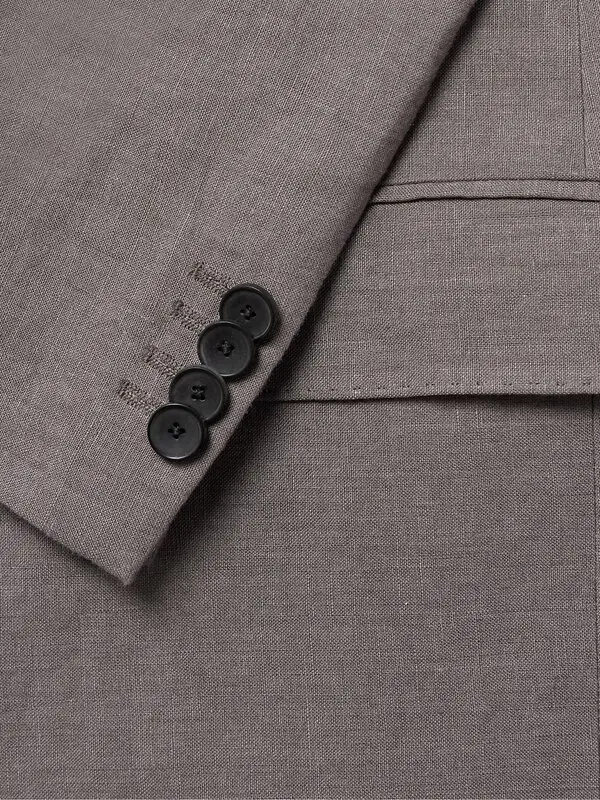 Mr P. Regular-fit Linen Suit Jacket
