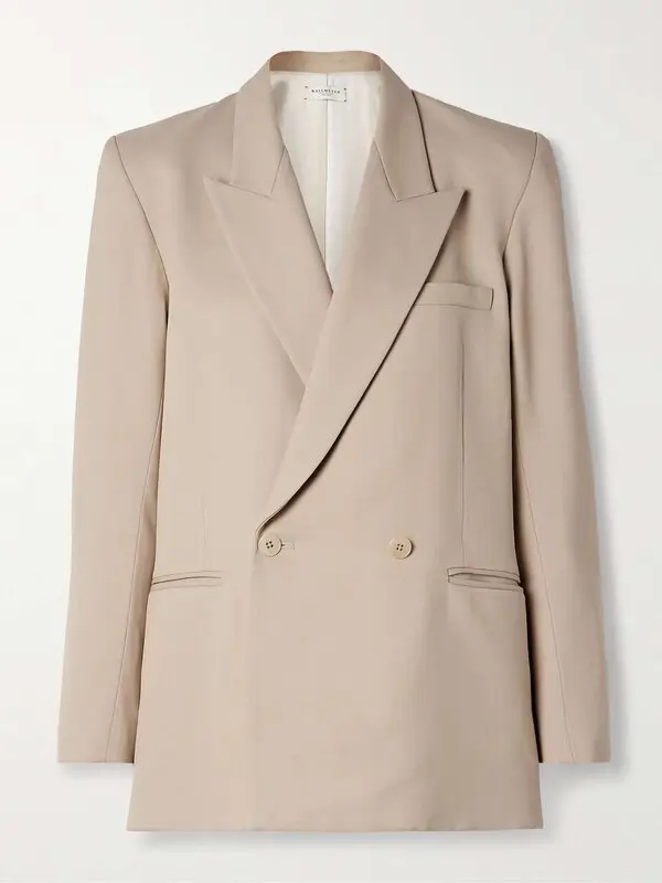 KALLMEYER Emilio Wool-blend Twill Blazer - Beige