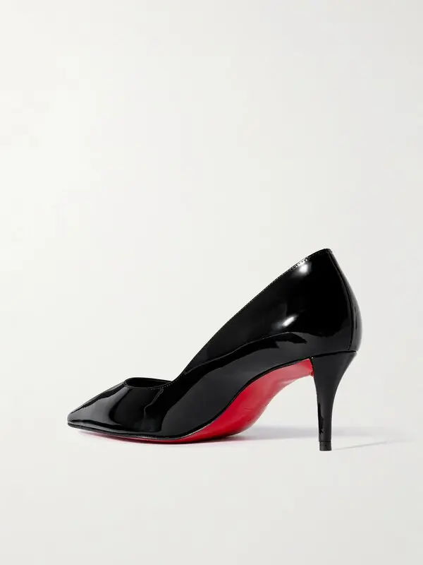 CHRISTIAN LOUBOUTIN Miss Z 60 Patent-leather Pumps - Black