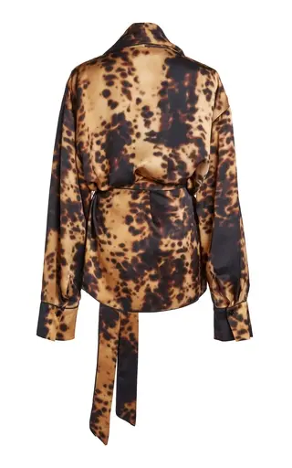 Victoria Beckham Wrapped Pajama Top - Multi