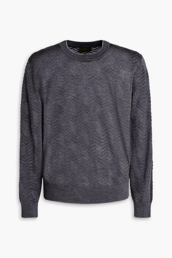 Missoni Wool-blend Sweater - Anthracite