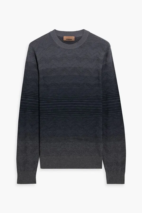 Missoni Spacedyed Cotton Sweater - Dark Gray