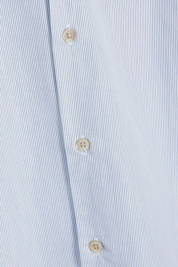 Boglioli Pinstriped Cottonpoplin Shirt
