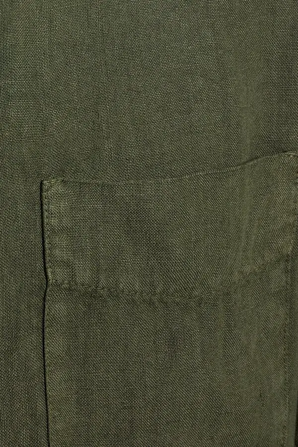 Boglioli Linen Shirt - Army Green