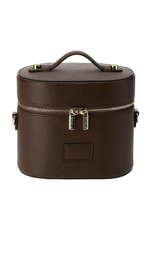 ETOILE COLLECTIVE Oval Toiletry Case - Espresso