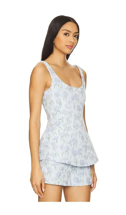 Amanda Uprichard Empire Top - Flores