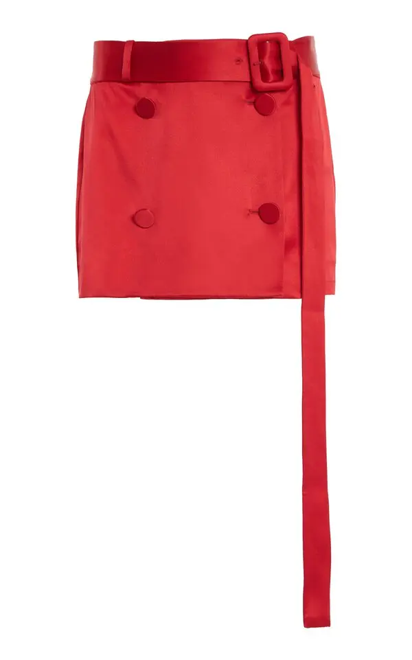 FERRAGAMO Wrap-front Mini Skirt
