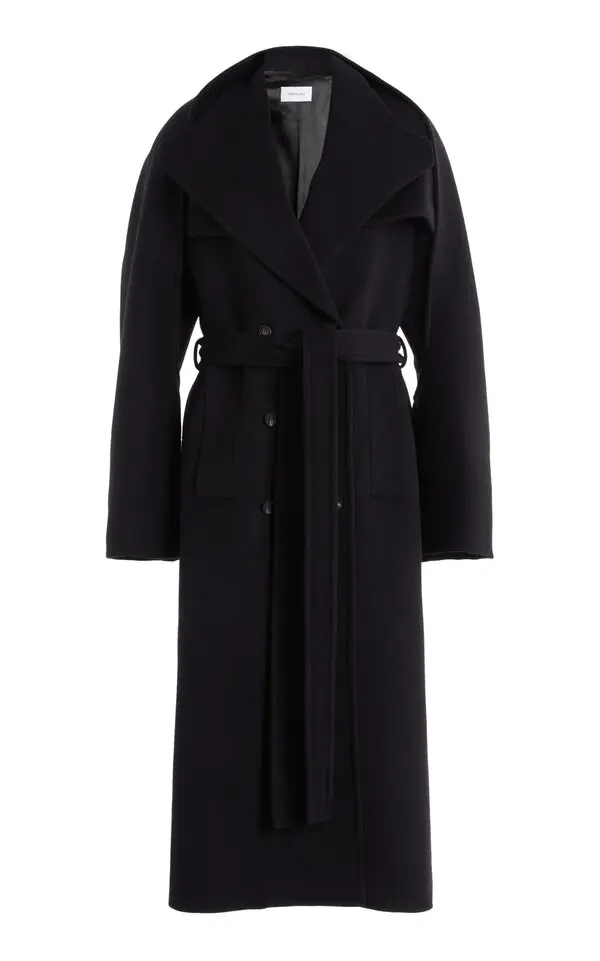 FERRAGAMO Wool-cashmere Wrap Coat