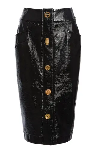 Françoise Bijou Vinyl Cotton Skirt