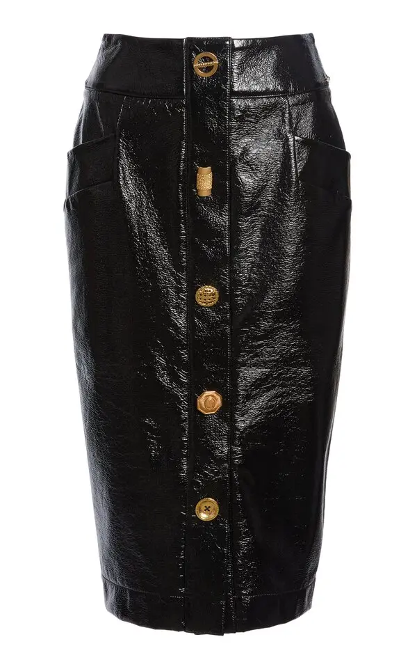 Françoise Bijou Vinyl Cotton Skirt