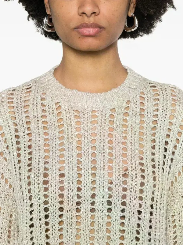 Brunello Cucinelli Sequin-embellished T-shirt
