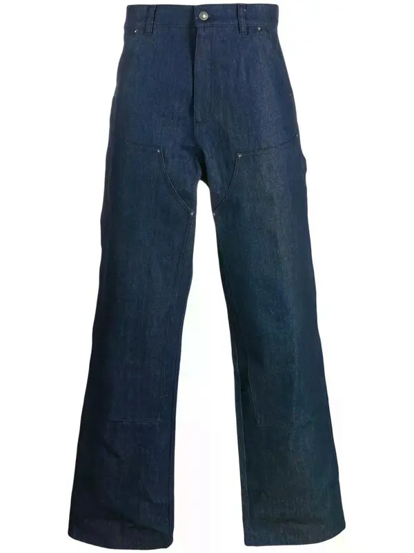 SKY HIGH FARM WORKWEAR Stud-embellished Wide-leg Jeans