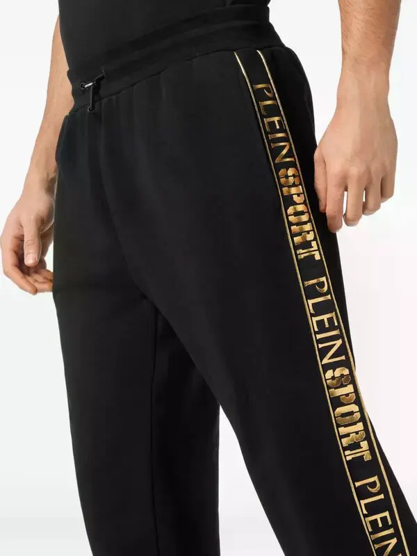 PLEIN SPORT Laminated Track Pants