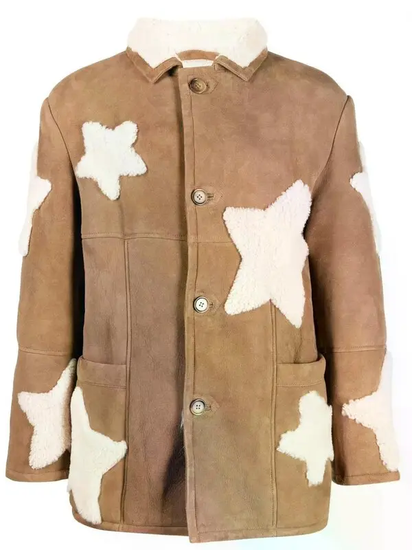 SKY HIGH FARM WORKWEAR Shearling Star Jacket - Neutrals