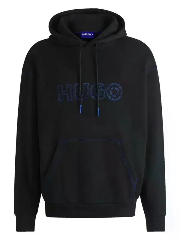 Hugo Stitched-logo Hoodie