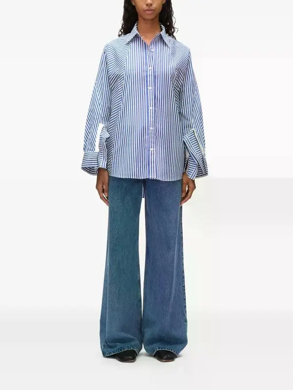 3.1 Phillip Lim Striped Shirt - Blue