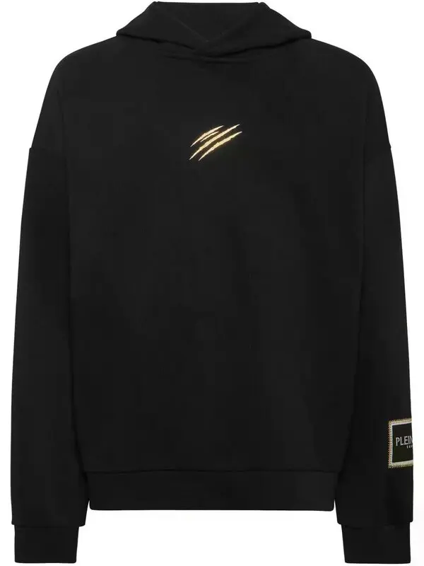 PLEIN SPORT Label Hoodie