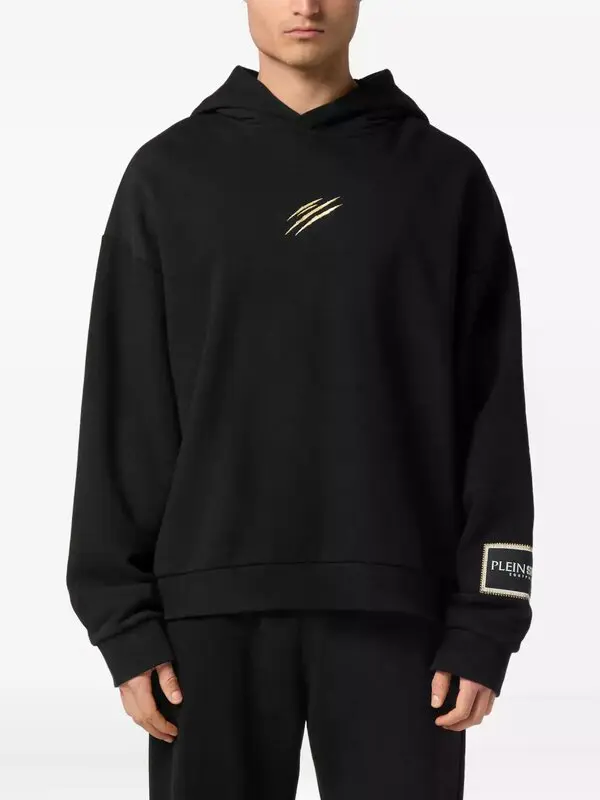 PLEIN SPORT Label Hoodie