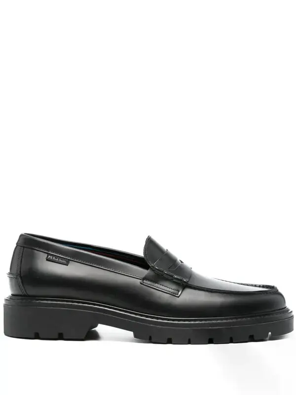 Paul Smith Leather Loafers - Black