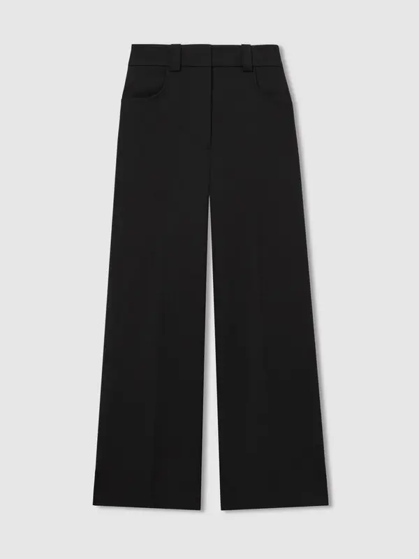 REISS Myrtle Petite Twill Culotte Trousers