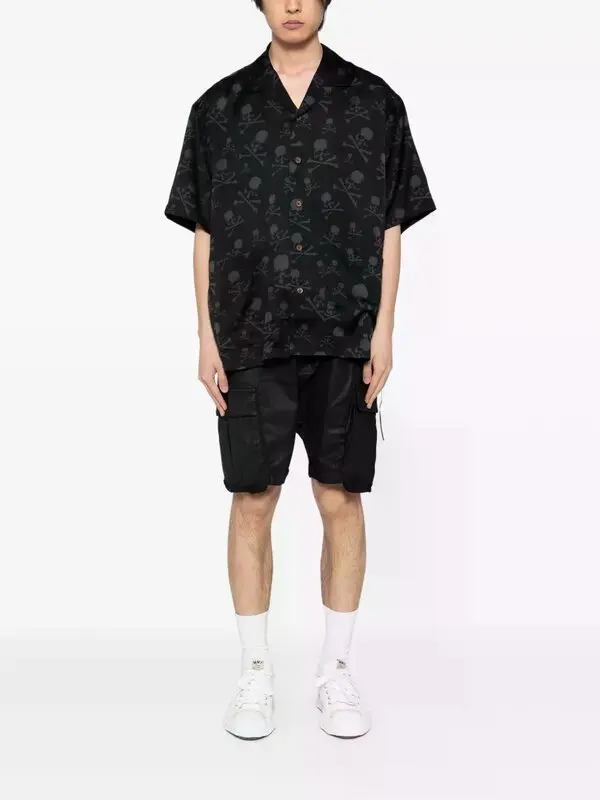 MASTERMIND WORLD All-over Graphic Print Shirt - Black