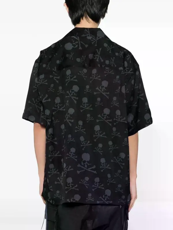 MASTERMIND WORLD All-over Graphic Print Shirt - Black