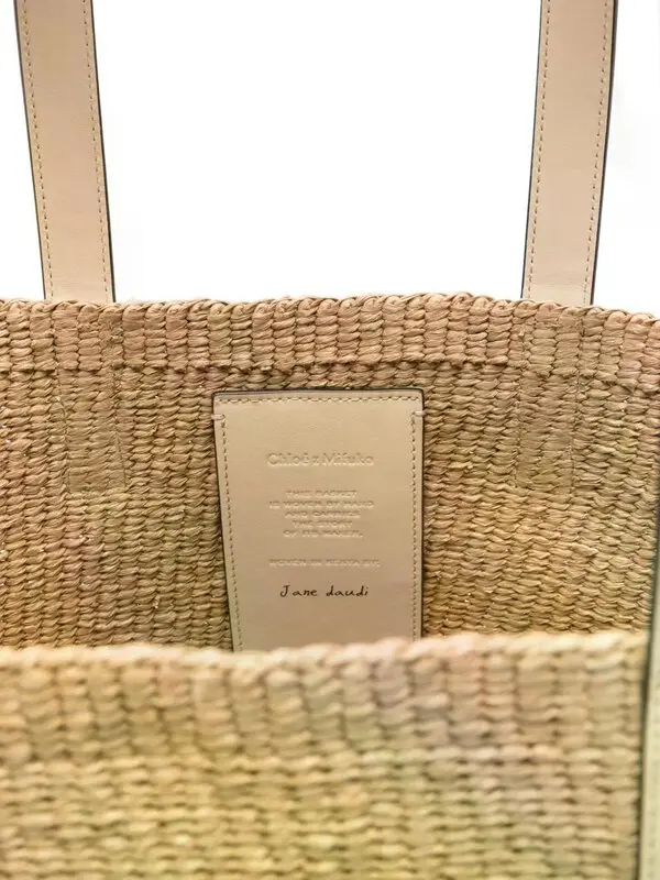 Chloé Large Horse Medal Tote Bag - Neutrals