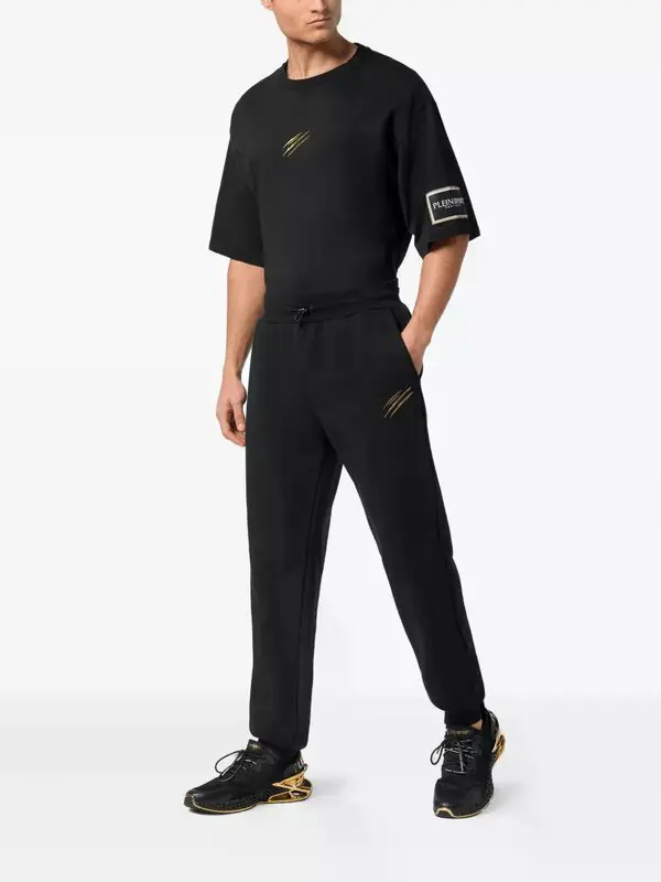 PLEIN SPORT Label Loose Track Pants