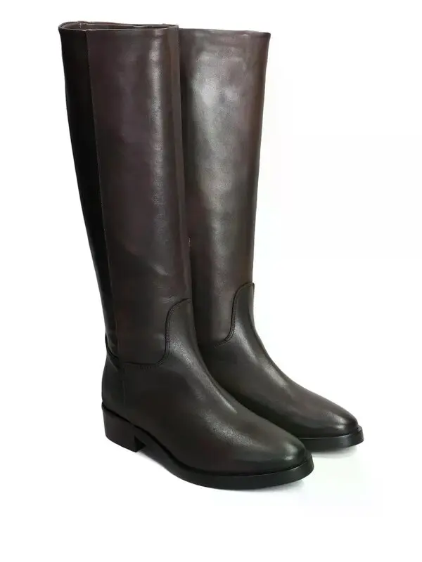 JULIE DEE Leather Boots