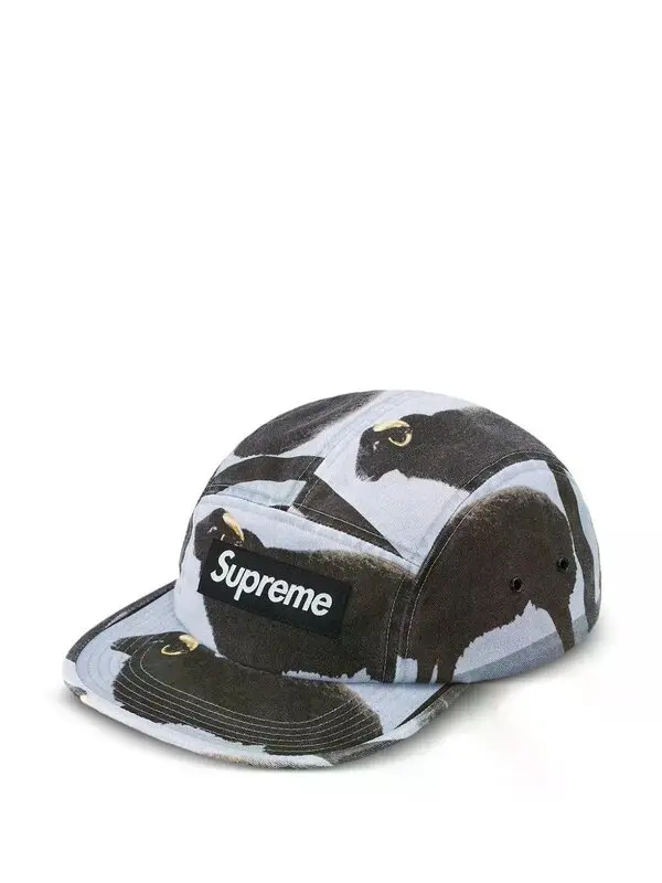 Supreme X Damien Hirst Camp Cap - Black