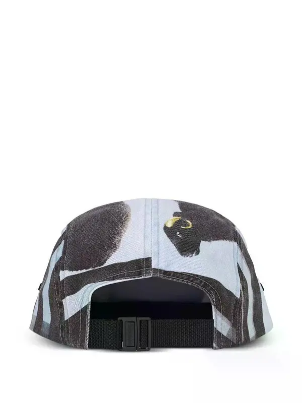 Supreme X Damien Hirst Camp Cap - Black | Editorialist