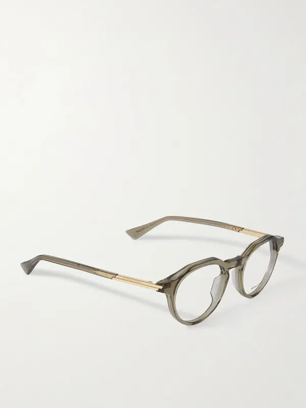 Bottega Veneta Forte Round-frame Optical Glasses