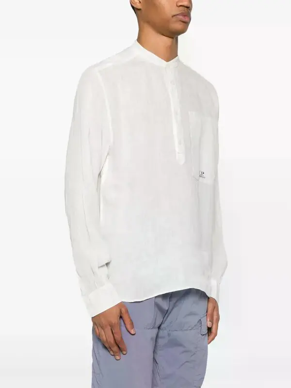 C.P. COMPANY Linen Long-sleeve Shirt