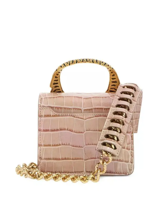 Roberto Cavalli Crocodile-embossed Tote Bag