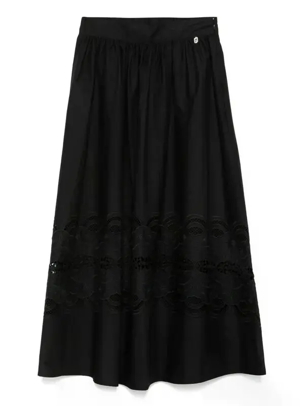 Liu Jo Embroidered Midi Skirt