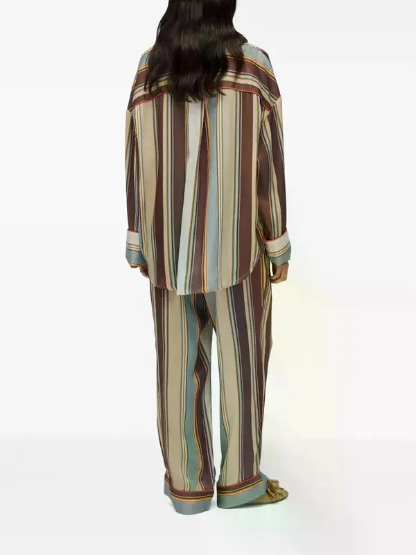 Sleeper Striped Straight-leg Trousers