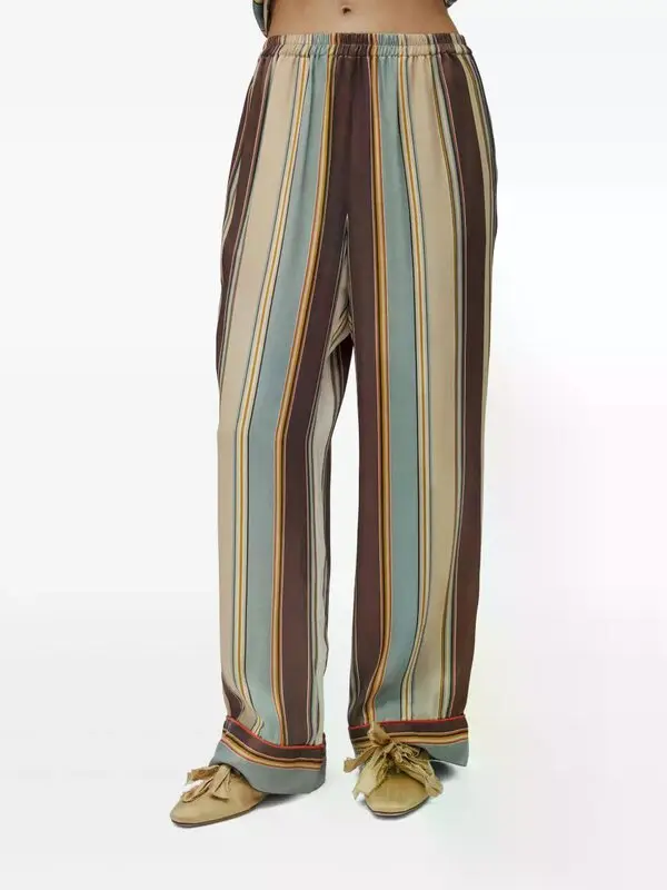 Sleeper Striped Straight-leg Trousers