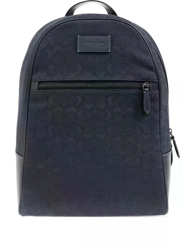 Coach Theo Monogrammed Backpack - Blue