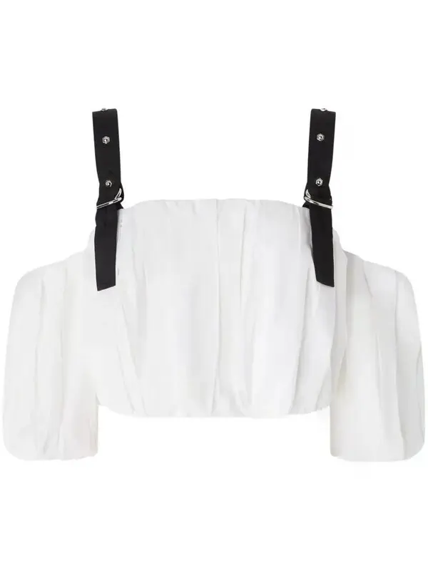 Pinko Adjustable Cropped Top