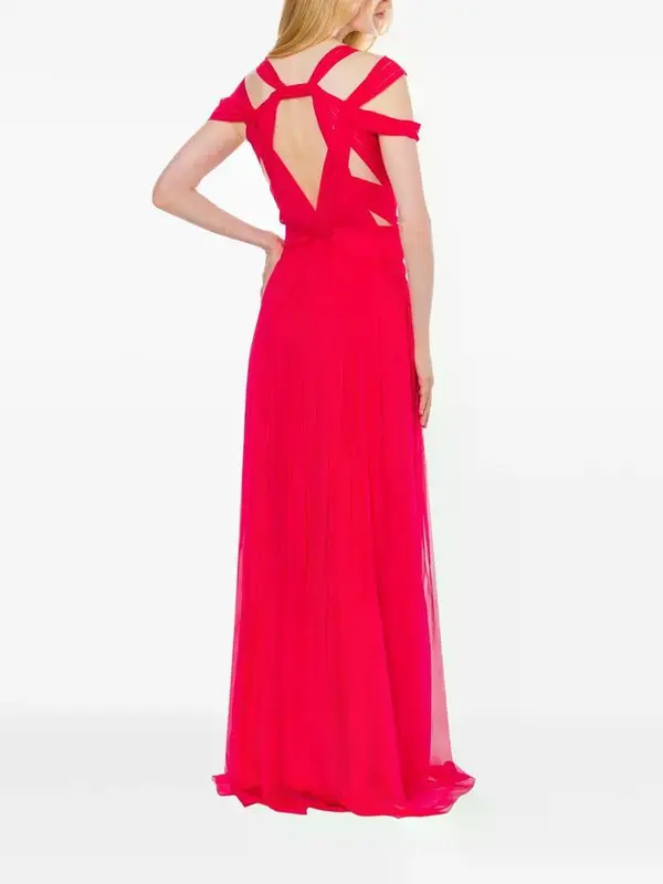 Alberta Ferretti Multi-way-strap Maxi Dress