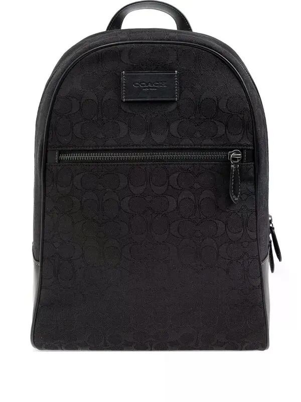 Coach Theo Patterned Backpack - Black