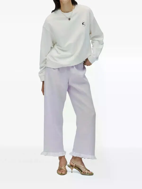 Sleeper Organic Linen Straight-leg Trousers