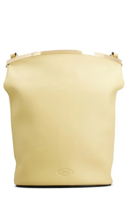 TOD'S Leather Shoulder Bag - Flan