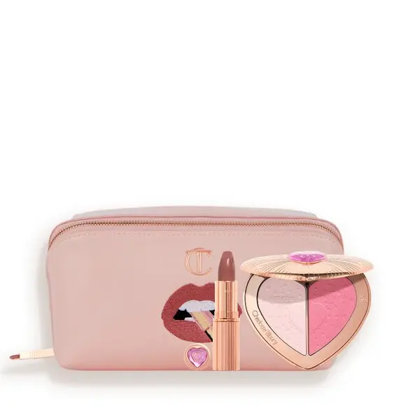 Charlotte Tilbury Pillow Talk Beauty Soulmates & Makeup Bag Kit