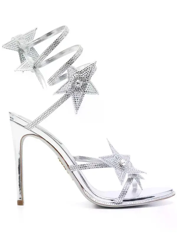 Rene Caovilla 100mm Rhinestone-embellished Sandals