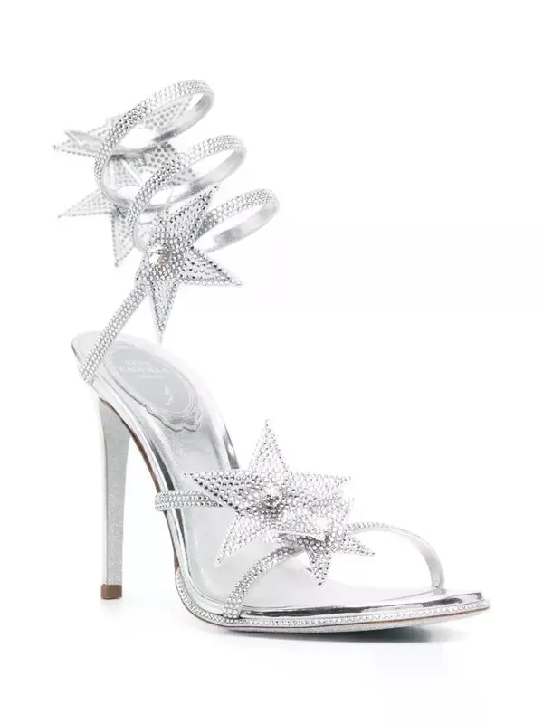 Rene Caovilla 100mm Rhinestone-embellished Sandals