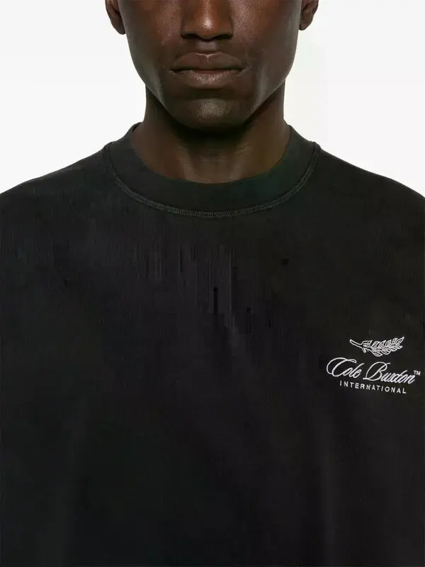 COLE BUXTON Logo-embroidered T-shirt
