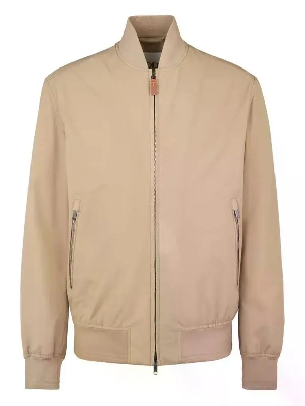 TOD'S Wool Bomber Jacket - Neutrals